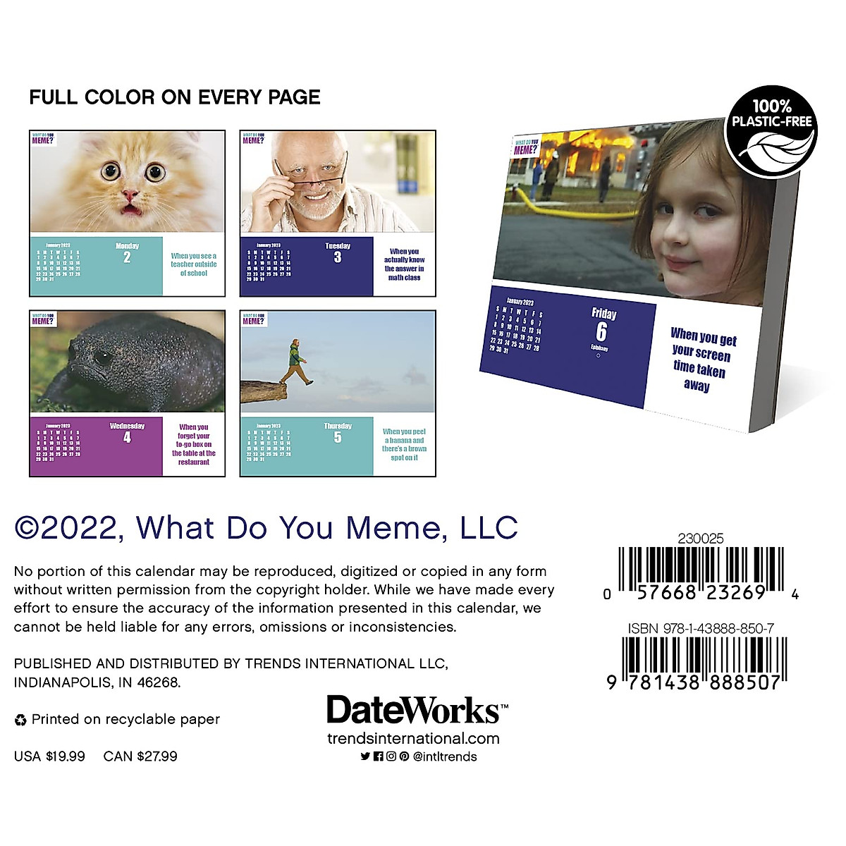 2023 What Do You Meme? Day-at-a-Time Box Calendar