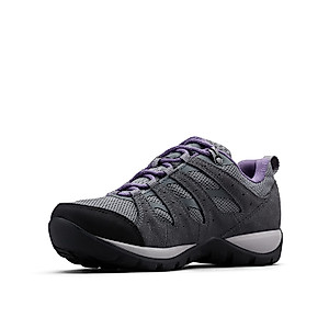 Columbia Women's Redmond V2 Waterproof, Ti Grey Steel/Plum Purple, 10