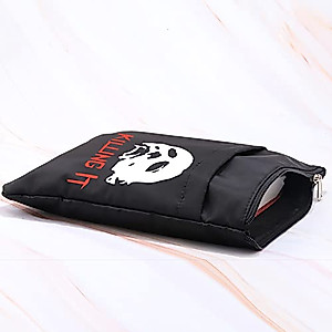 Horror Movie Inspiration Book Sleeve Killing It Book Cover Killer Characters Book Pouch Halloween Gift Waterproof Book Protector Gift for Scary Film Fans (KillingItBB)