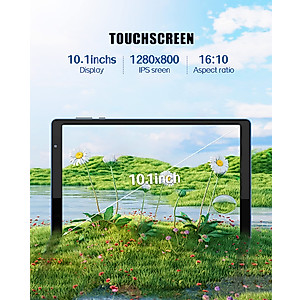 BAKEN Android 12 Tablet 10 inch Tablets, 2GB RAM 32GB ROM, Quad-Core Tablets, IPS HD Touch Screen and Dual Speaker, 2.4G Wi-Fi Tablets, 256GB SD Card Expand, 6000mAh Long Battery Life（Blue）