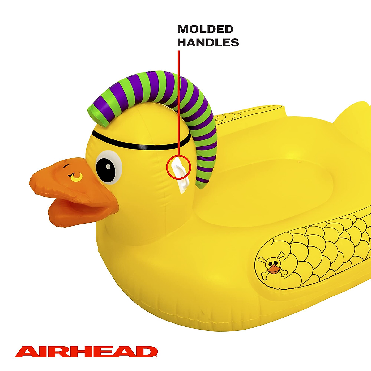 Airhead Punk Duck Inflatable Pool Float Large