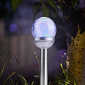 Ball Stake Light, High Brightness Waterproof Garden Stake Lights, Sturdy and Durable Lawn for Home