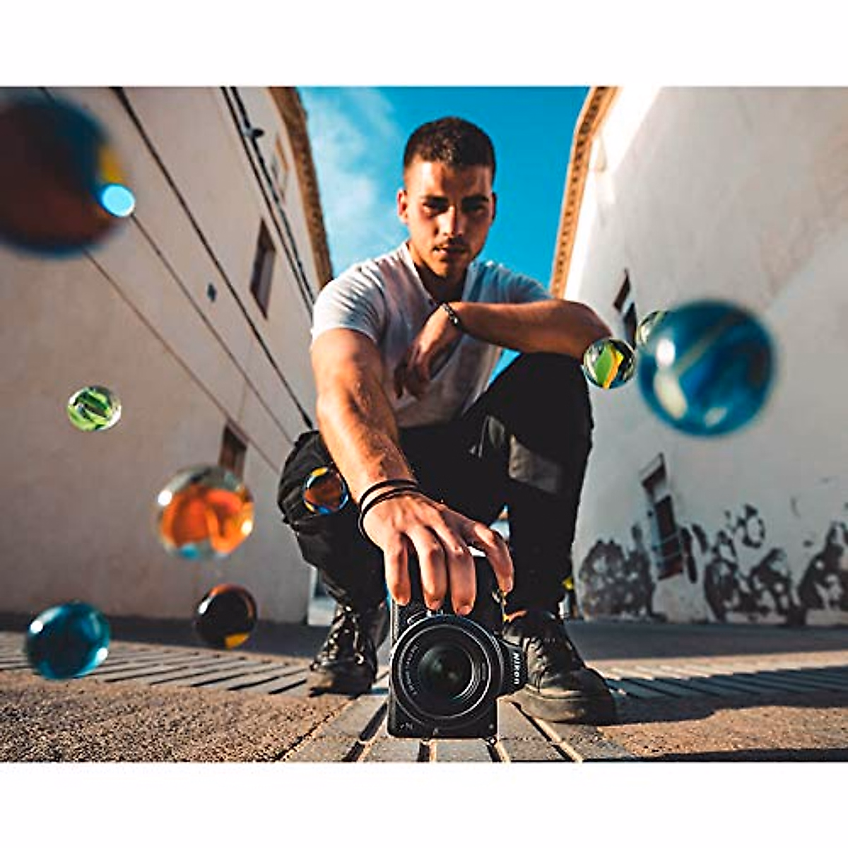 Nikon Z5 Mirrorless Full Frame Camera Body with 24-50mm f/4-6.3 Lens Kit FX-Format 4K UHD Bundle with Deco Gear Photography Backpack + Photo Video LED Lighting + 64GB Card + Software and Accessories