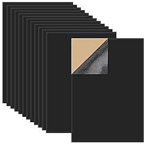Lusofie 12Sheets Self Adhesive Felt Sheets Sticky Back Felt Fabric for House Adorning for Jewelry Box and Drawer Liner, Art and Craft Making