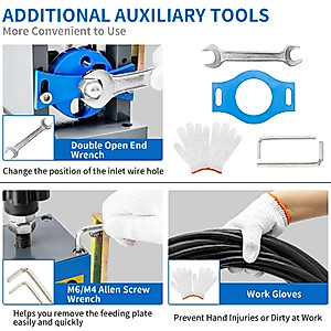 SENDUO Upgraded Manual Wire Stripper Machine 0.06-1.57in,Cable Stripper Machine for Drill, Wire Stripper Tool With Hand Crank Portable,Wire Stripping Machine For Scrap Copper Recycling