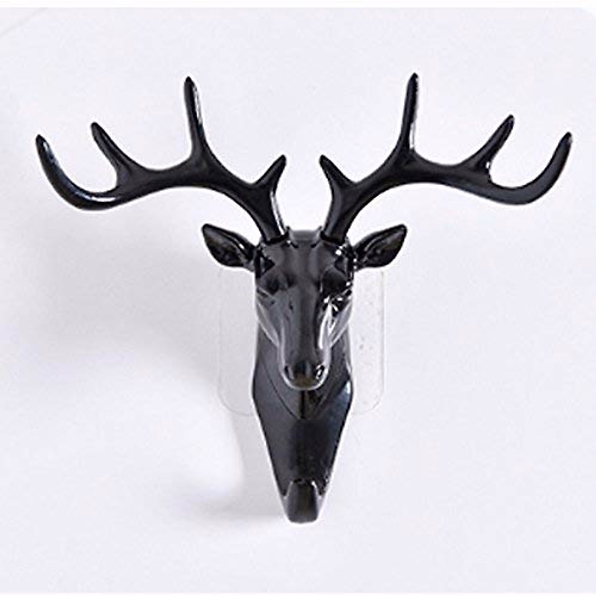 ZWANDP Deer Head Self Adhesive Wall Door Hook Hanger Hanger Animal Hook Keys Sticky Holder