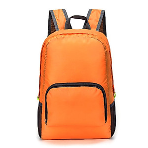 YJHKMR Lightweight Foldable Backpack Handy Packable Travel Hiking Daypack Waterproof Shoulder Bag for Women Men