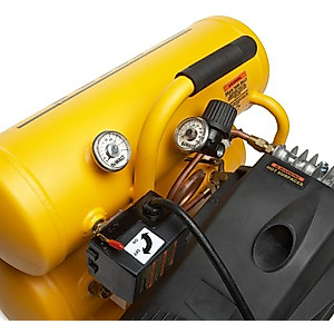 DEWALT D55151 14 Amp 1.1-HP 4-Gallon Oiled Twin Hot Dog Compressor