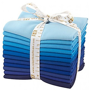 Robert Kaufman Fat Quarter Bundle Kona Cotton Sky Gazer 12 Piece