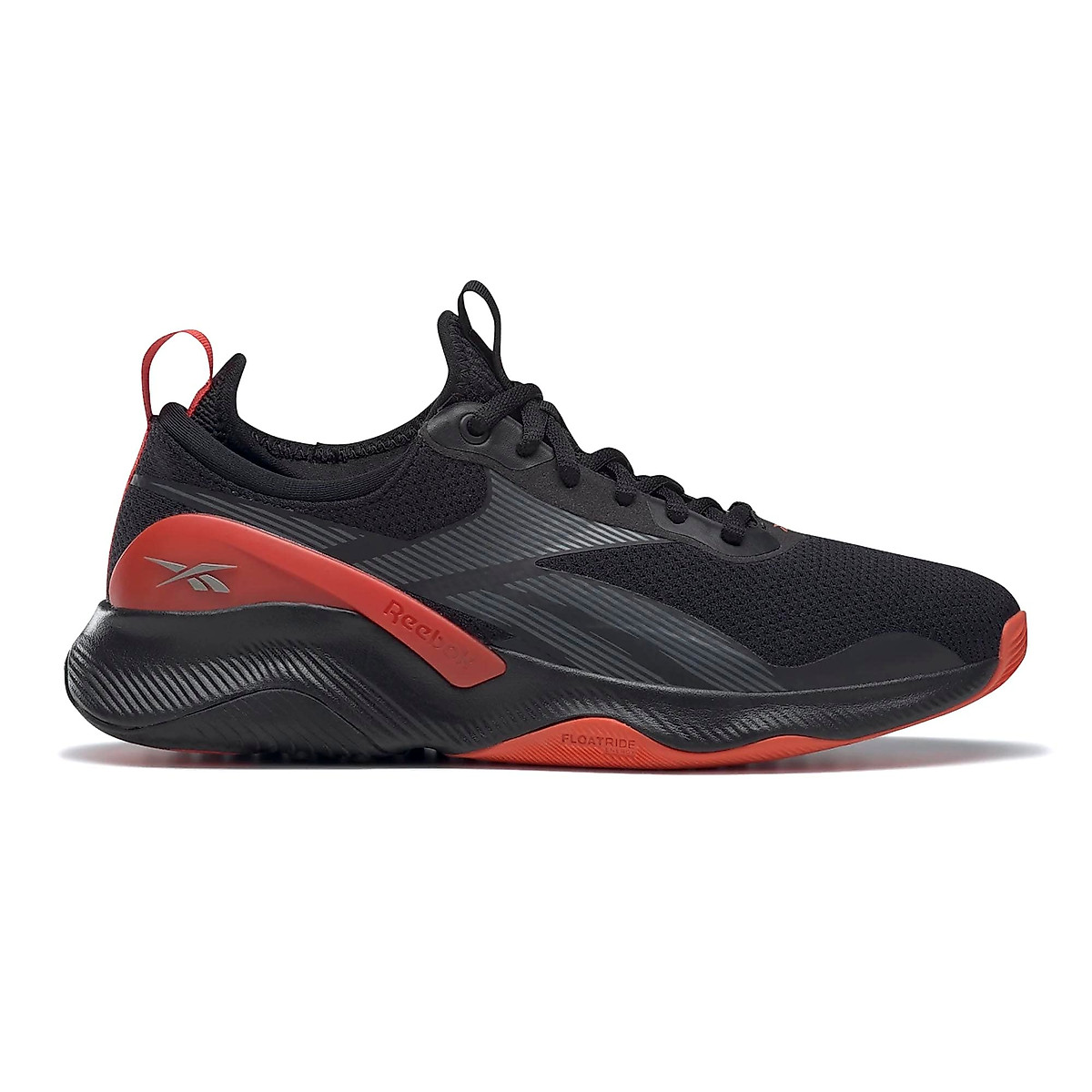 Reebok Women's HIIT Tr 2.0 Cross Trainer (Core Black/Pure Grey/Dynasty Red, us_Footwear_Size_System, Adult, Women, Numeric, Medium, Numeric_6_Point_5), 6.5