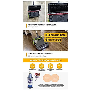 Janilink 14" Portable Upright Auto Scrubber Battery Operated