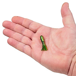 Berkley Powerbait Pre-Rigged Atomic Tubes Fishing Soft Bait, Perch, 1/16 oz