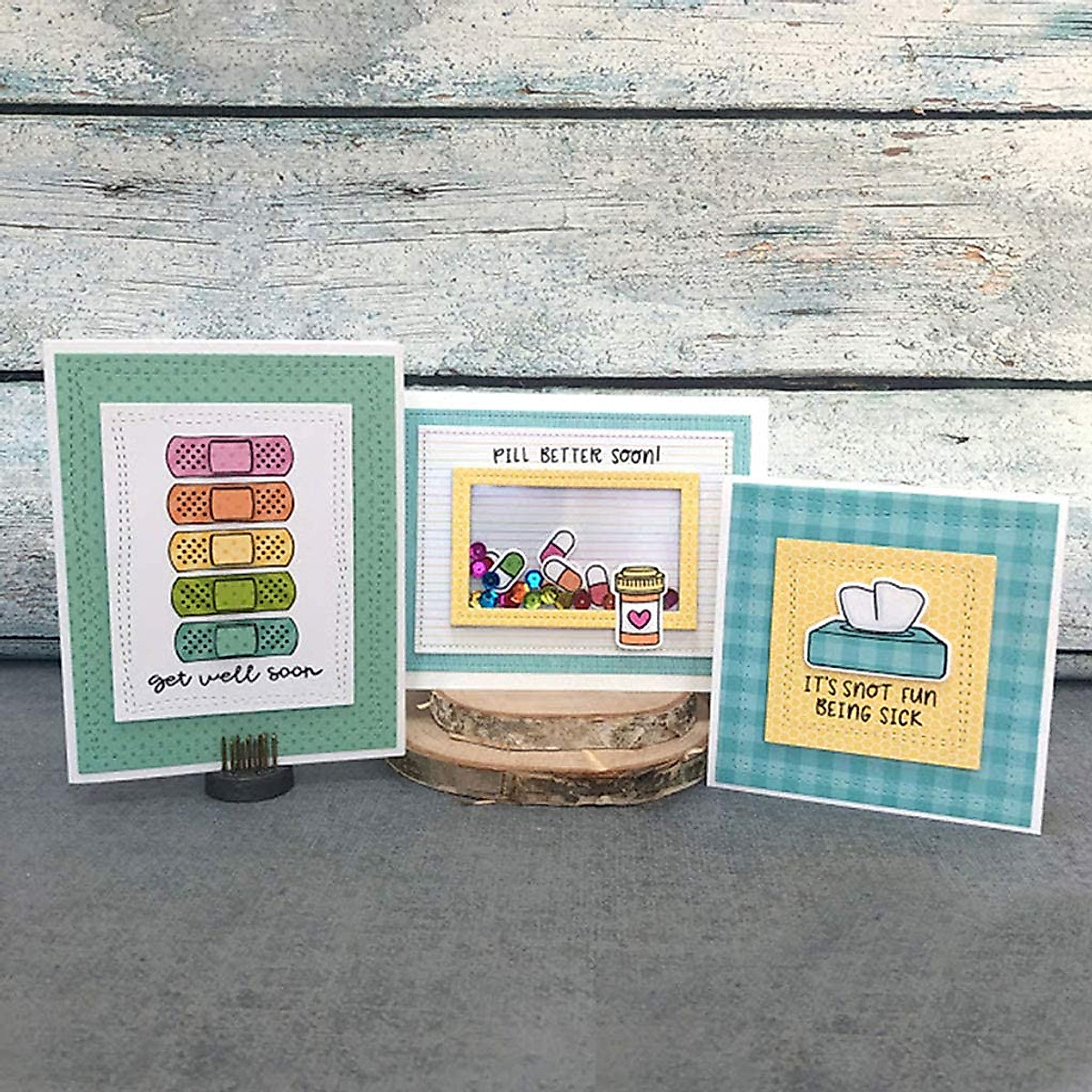 Sick Silicone Clear Stamp and Die Sets for Card Making, DIY Embossing Photo Album Decorative Craft