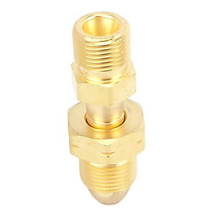 Forney 87809 Acetylene Regulator Adaptor, CGA 510 To CGA 300, #4 Tank to Regulator, 125-CF