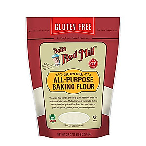 Bob's Red Mill Resealable Gluten Free All Purpose Baking Flour, 22 Ounce (Pack of 2)