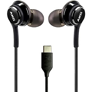 UrbanX 2021 Stereo Headphones for Samsung Galaxy S20, Galaxy S21 Ultra 5G, Note 20 Ultra, Note 10, Note 10+, M52, M53, A73 5G Microphone and Volume Remote Type-C Connector