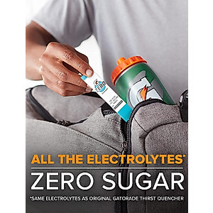 Gatorade Zero Thirst Quencher Powder Packets, Orange, 0.10 oz Individual Packets 40 Count