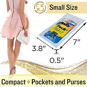 Diamond Hills Adult Party Kit Supplies in Bag, Bachelor and Bachelorette Party Favors, Bridesmaid Gifts, Emergency, Rally Pack, 4pk