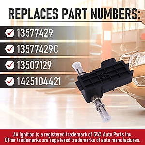 Replacement Flex Fuel Sensor, Compatible with Buick, Chevy, Cadillac, GMC - 2012-2021 - Replaces 13577429, 13507129 Lacrosse, ATS, SRX, Caprice, Equinox, Impala, Silverado 1500, Tahoe, Sierra 2500HD