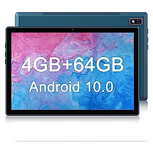 Android Tablet 10.1 Inch Tablet, 4GB RAM Octa-Core Processor, Google Certificated Wi-Fi Tablets, Dual Camera & Speaker, HD IPS Screen, Long Battery Life Tablet, Support Bluetooth (Blue)…