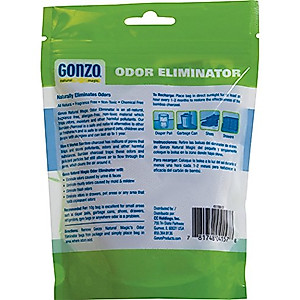 Gonzo Bamboo Charcoal - 6 Extra Small Bags 10g - Odor Eliminator Bags Natural Purifying Charcoal Odor Absorber Air Freshener For Home Drawers Pets Gym Bag