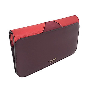 Kate Spade Nadine Patchwork Leather Clutch Wallet, Red Multi