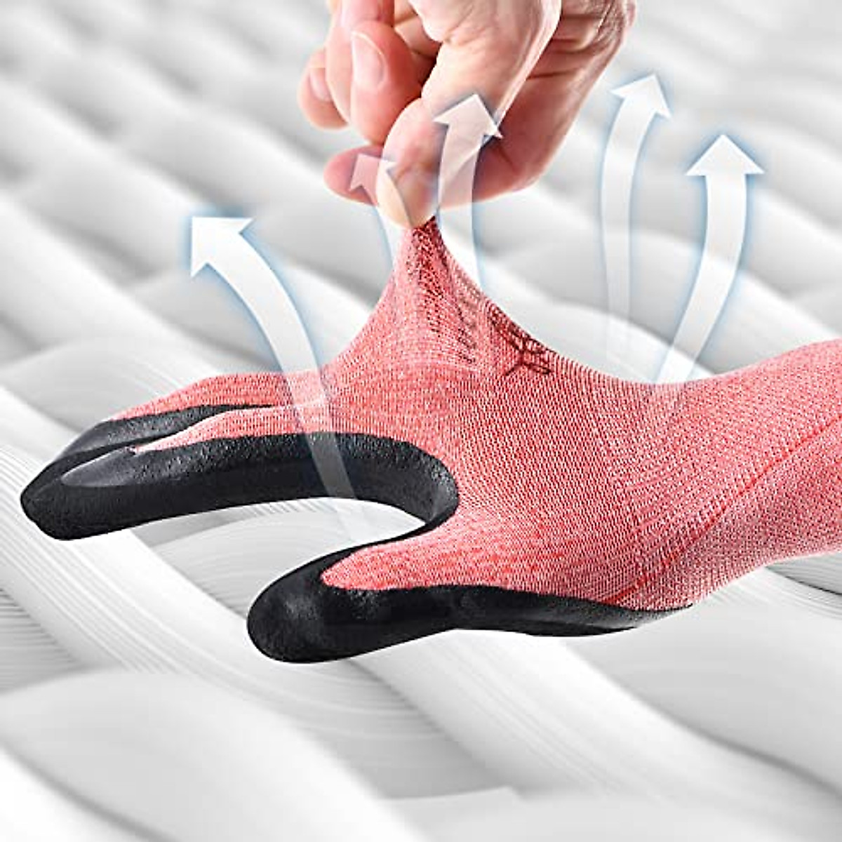 Nimalpal 6 Pairs Gardening Gloves for Women Men Breathable Work Gloves Garden Gloves with Super Grip, Multi-purposes Gloves