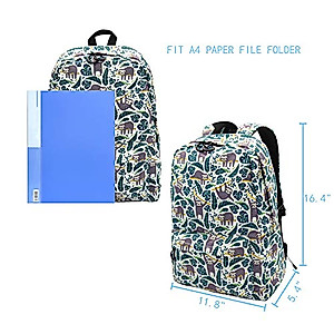 Sloth Backpacks for Girls Follow Your Dream Palm Tree, Sloth, Size Large