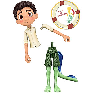 Mattel Disney and Pixar Luca Stargazers Pack with 2 Action Figures & Accessories, Set Includes Luca Paguro & Giulia 5-inch Collectibles