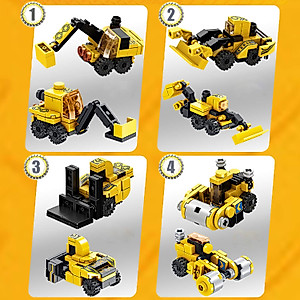 STEM Building Toys for Kids, 573 PCS Robot Building Toys 25-in-1 STEM Construction Learning Building Bricks Engineering Blocks Kit Toys for Boys Girls Kids Age 6 7 8 9 10 11 12 Year Old