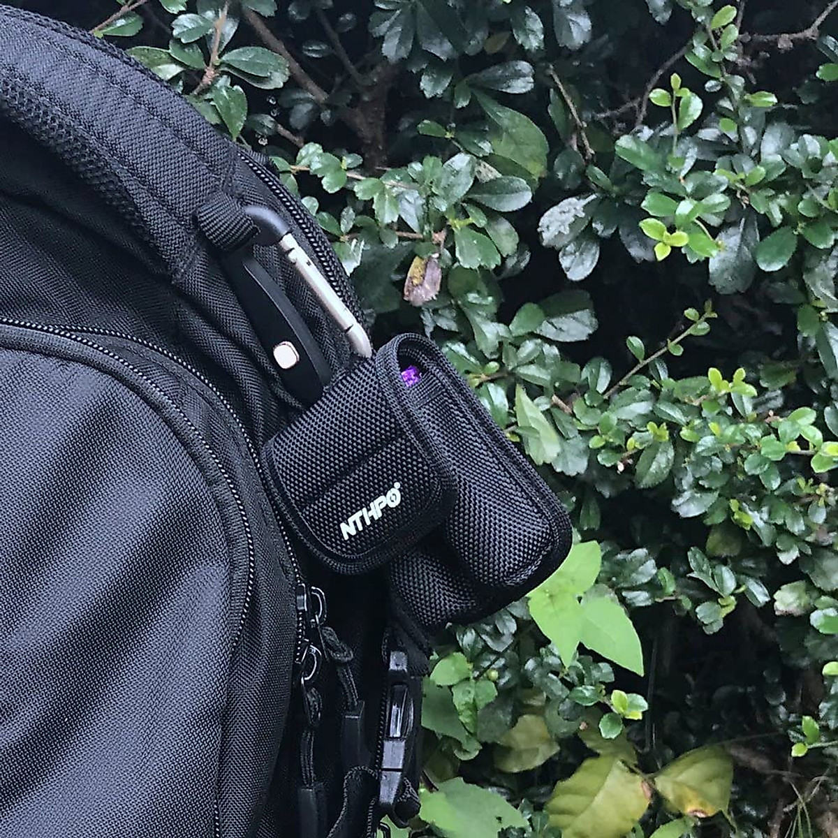 NTHPO S2 One Speedy Charger with Two Battery Storage Bags, LCD Display Intelligent Charger for Rechargeable Li-ion 26650 22650 18650 18490 18350 4500 RCR123, Ni-MH A AA AAA Batteries