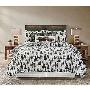 C&F Home Dawson Plaid Woven Pillow 18" x 18" Green