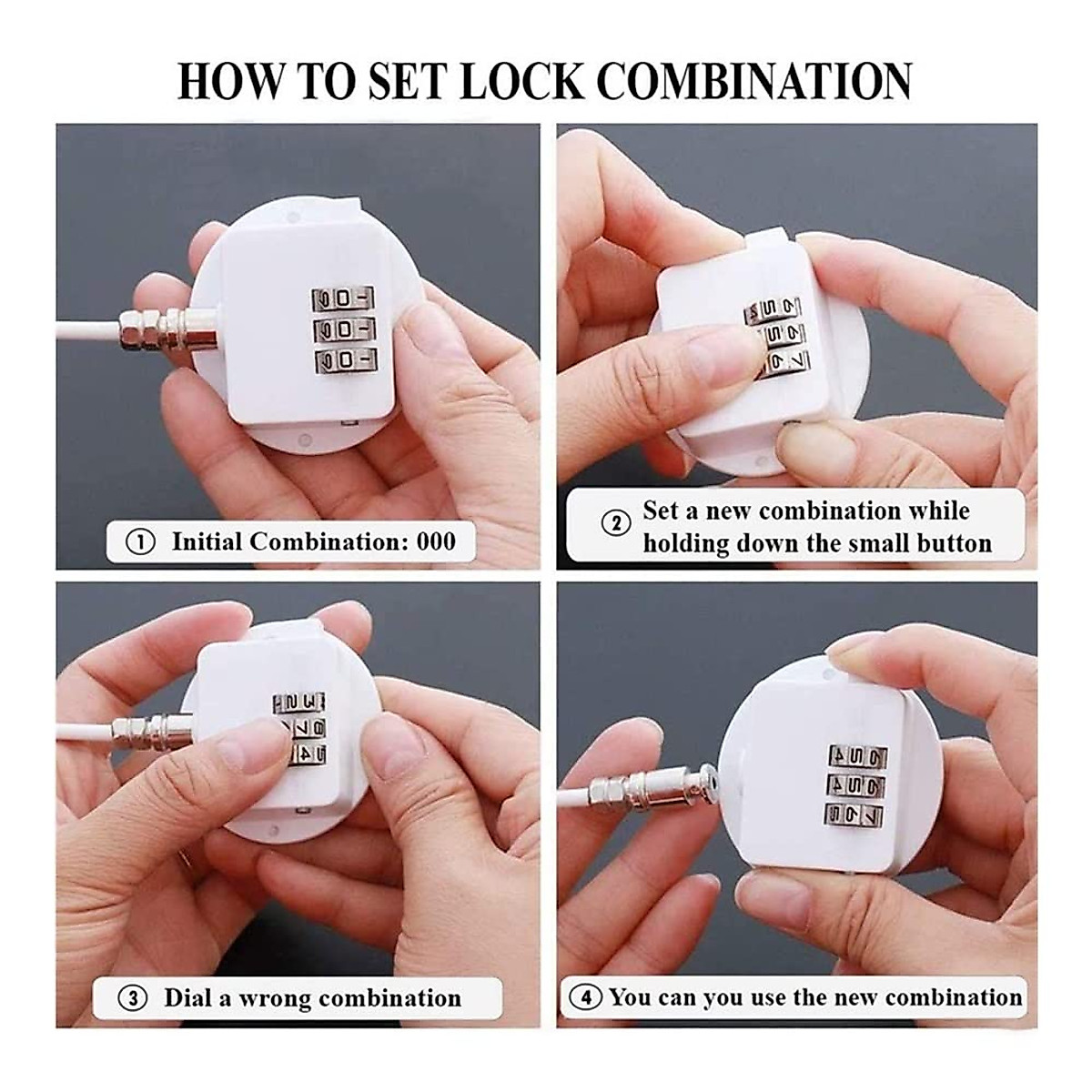 CREAP 3 Code Freezer Lock Security 3 Password Fridge Refrigerator Child Proof Winodw Drawer Door Toilet (Color : Black 1 pc)