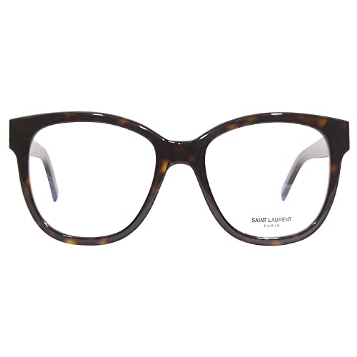 Saint Laurent SL-M97 004 Eyeglasses Women's Havana Full Rim Square Shape 54mm