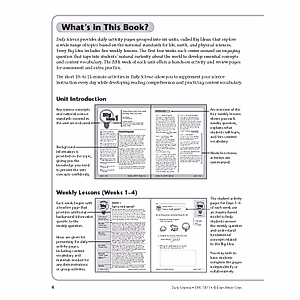 Evan-Moor Daily Science, Grade 1 Homeschooling & Classroom Resource Workbook, Printable Worksheets, Teaching Edition, Earth, Life, and Physical Science, Vocabulary, Test Prep, Hands-On Projects
