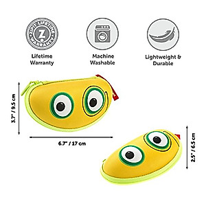 ZIPIT Beast Glasses Case/Storage Box, Yellow
