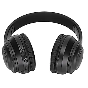 Lazmin112 Foldable Headset,General Head Mounted Wireless Bluetooth 5.0 Noise Canceling Headset Built in Microphone with AUX Audio Interface,Over Ear Headphones