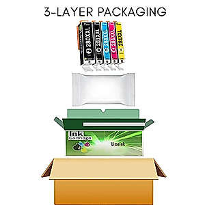 Limeink Compatible Ink Cartridge Replacement for Canon Ink 280 and 281 Cartridges 280XXL 281XXL for Canon 281 Ink Cartridges for Canon 280 281 Ink Cartridges for TR8520 TR8620 TS6120 TS9120 TR7520