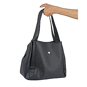 Loulu - Hayden Hobo Handbag - Black