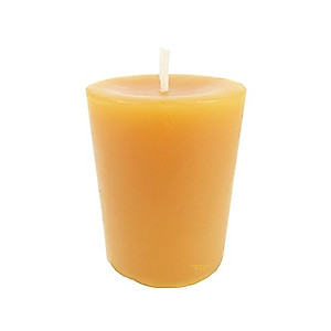 Beeswax Candle Works, Large 19-Hour Votives (Pack of 4) 100% USA Beeswax