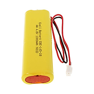 (5-Pack) Emergency Lighting Battery Fits and Replaces Unitech 4AA-800-18-8WL Hubbell 859-0120859 LITHONIA D-AA650B LITHONIA D-AA650Bx4 Dual-Lite 0120859 Custom-145-18 NIC0991 Lithonia 4AA-800-18-8WL