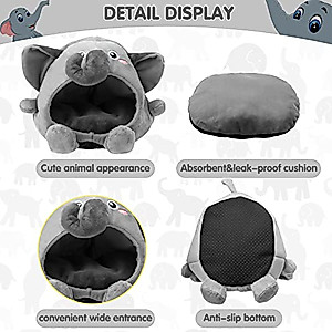 PAWCHIE Guinea Pig Bed - Small Animal House, Guinea Pig Hideout, Cotton Small Animal Cave Bed with Removable Cushion, Washable Nest Bedding for Small Guinea Pigs, Bunnies, Rats, Cricetinae, Degus