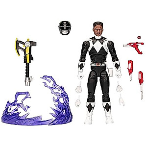 Power Rangers Lightning Collection Remastered Mighty Morphin Black Ranger 6-Inch Action Figure, Toys for Boys and Girls Ages 4 and Up