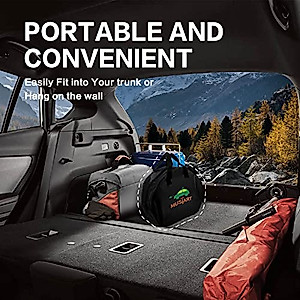 MUSTART Level 2 Portable EV Charger (240 Volt, 25ft Cable, 25 Amp), Electric Vehicle Charger Plug-in EV Charging Station with NEMA 10-30P