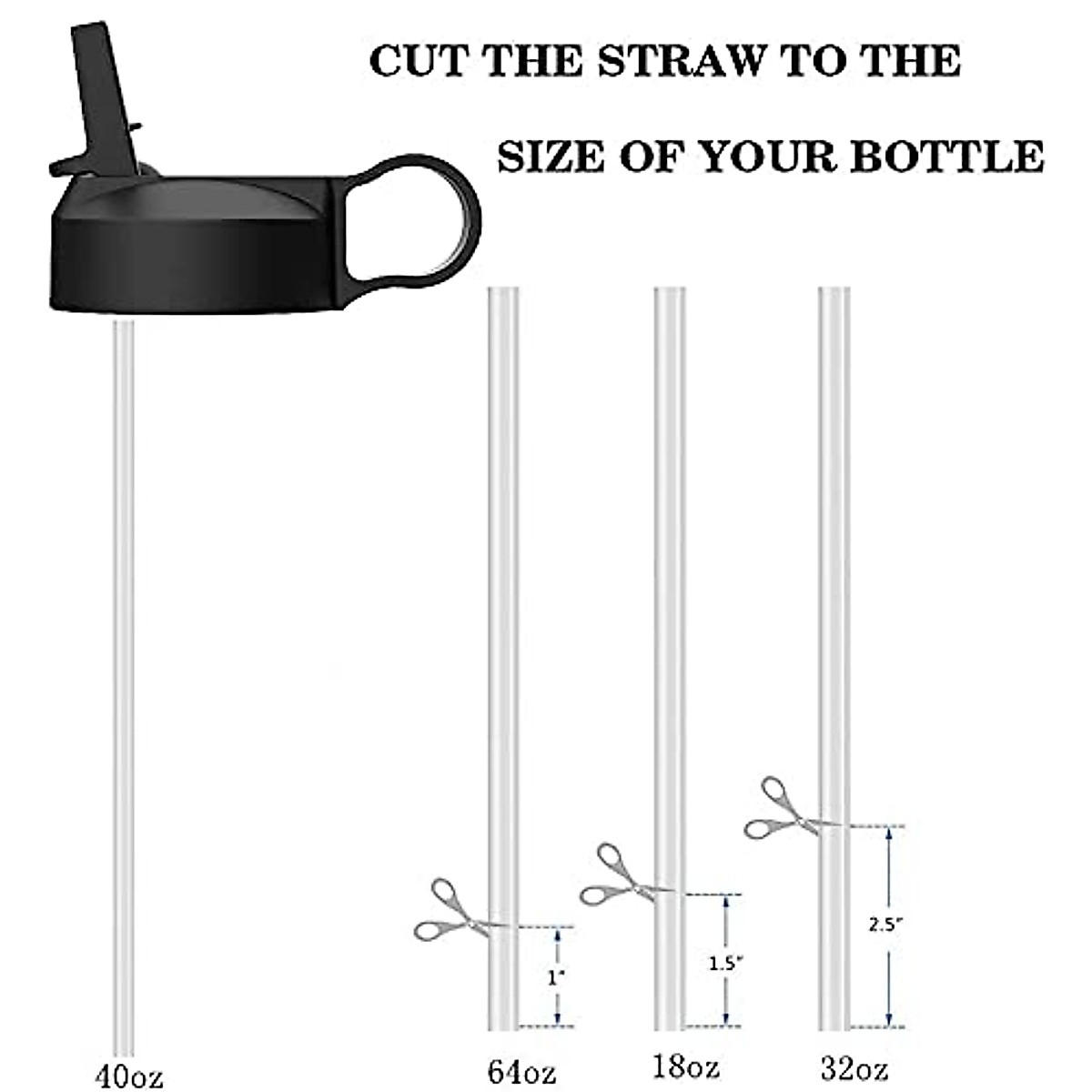 The Mass Wide Mouth Straw Lid Compatibility Most Sports Water Bottle (Kids Lemon)