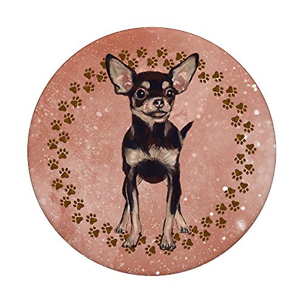 Cute Chihuahua Artistic Gift for Dog Lover PopSockets Swappable PopGrip