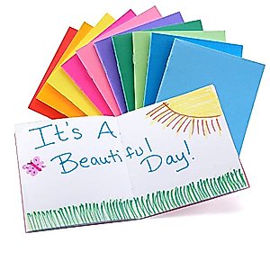 Hygloss Products - 77640 Colorful Blank Books – Books for Journaling, Sketching, Writing & More – Great for Arts & Crafts - 10 Assorted Bright, Fun Colors - Pocket-Size - 4.25 x 5.5 Inches - 10 Pack