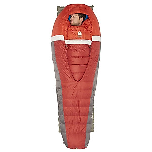 Sierra Designs Backcountry Bed 20 Degree Sleeping Bag with 650 Fill Dridown - Lightweight Zipperless Down Sleeping Bag for Camping & Backpacking -Men, Women & 2 Person