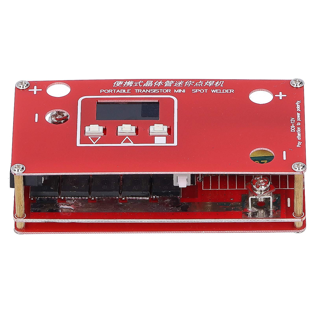 TOPINCN Portable Mini Spot Welder Machine with LCD Screen DIY Spot Welding Machine Equipment