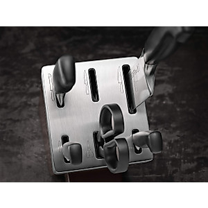 ZWILLING Self-Sharpening Knife Block, 7 Piece, Stainless Steel, White